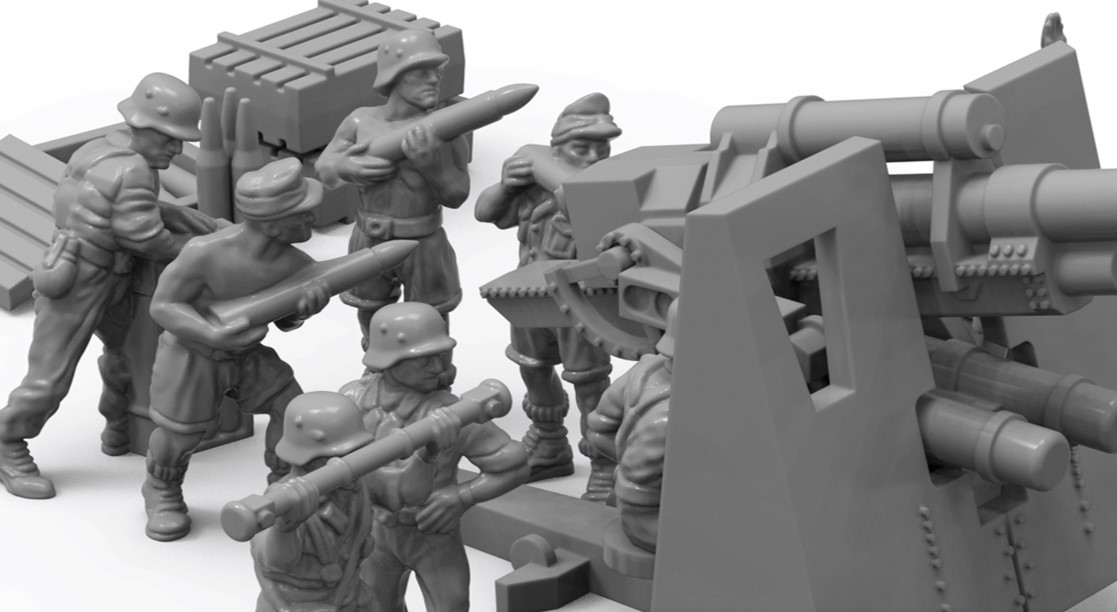 12mm WW2 Big Guns & Transports + Victrix’s Company Commander ...