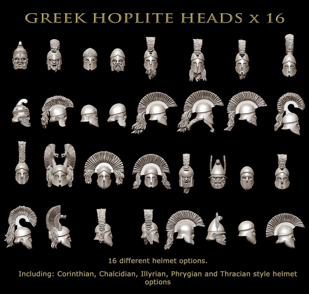 Customise Your Greek Hoplites With Victrix’s New Head Set – OnTableTop ...
