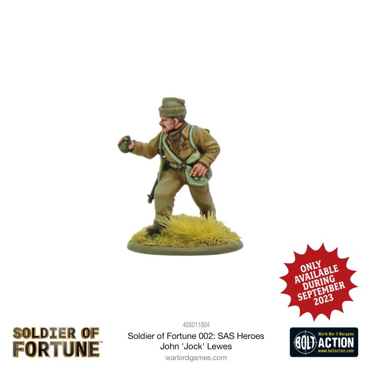 New SAS Soldier Of Fortune From Warlord Games, John “Jock” Lewes ...