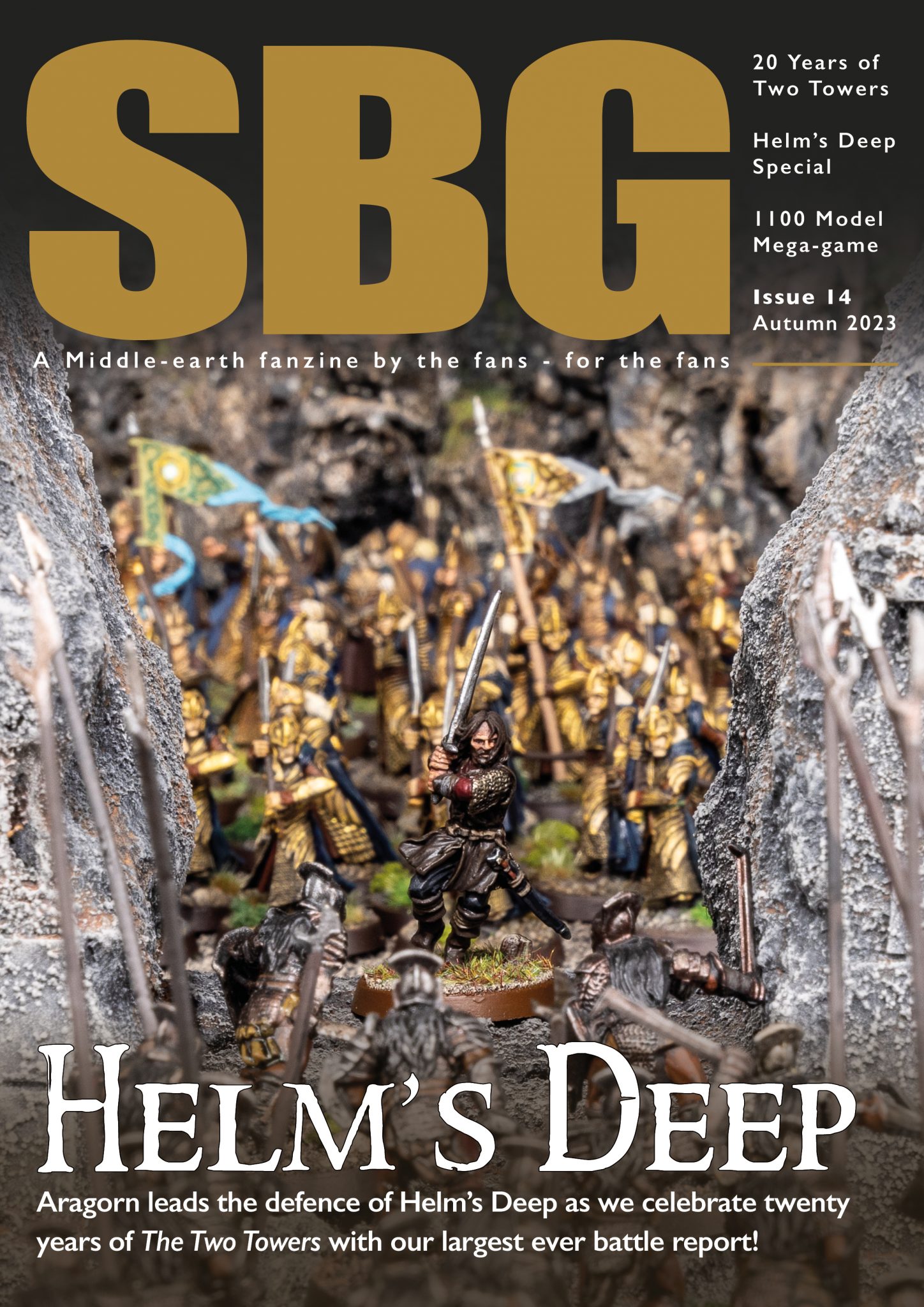 SBG Magazine Issue #14 Features HUGE Helm’s Deep Battle! – OnTableTop – Home of Beasts of War