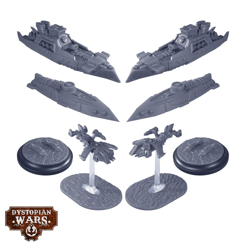New Dystopian Wars Two-Player Starter Set! Fortune And Glory Coming ...