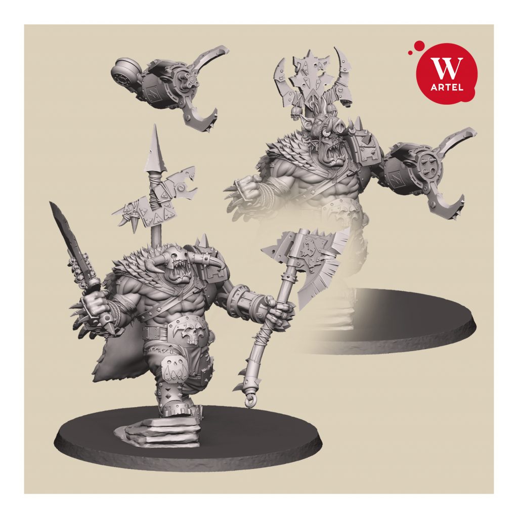 Artel W Miniatures Preview A Iron Tribe Boss For Orctober – OnTableTop ...