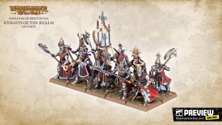 More Bretonnian Minis Revealed For Warhammer: The Old World ...