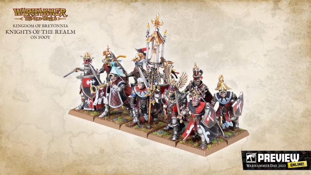 More Bretonnian Minis Revealed For Warhammer: The Old World ...