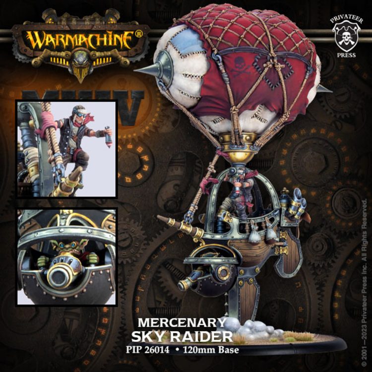 Strike From The Skies With Warmachine’s Mercenary Sky Raider – OnTableTop – Home of Beasts of War