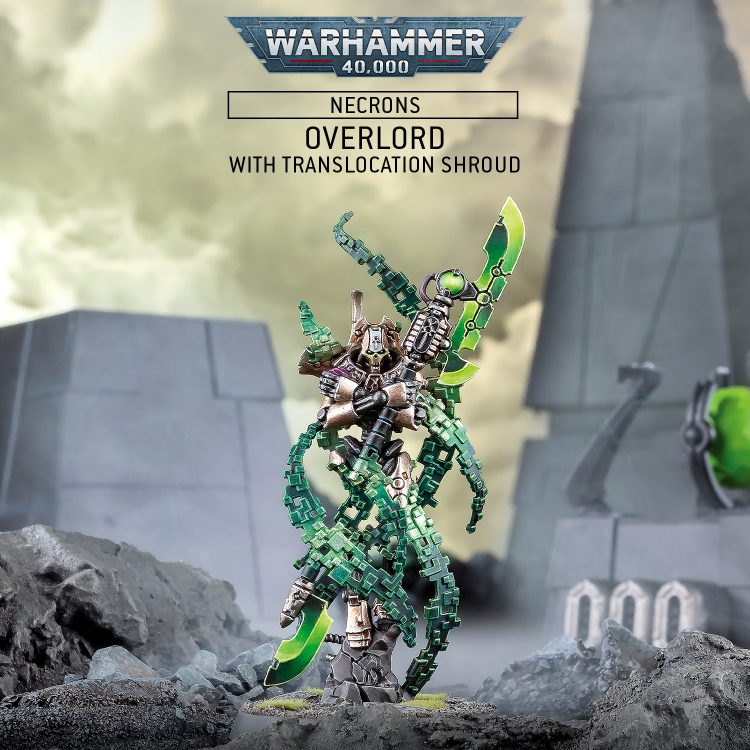 New Necron Overlord Phases In To Warhammer 40,000 – OnTableTop – Home of Beasts of War