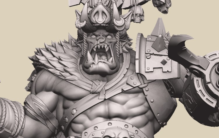 Artel W Miniatures Preview A Iron Tribe Boss For Orctober – OnTableTop ...