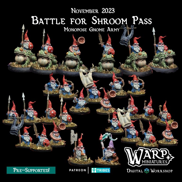 Build An Awesome Gnome Army With Warp Miniatures’ Patreon – OnTableTop – Home of Beasts of War
