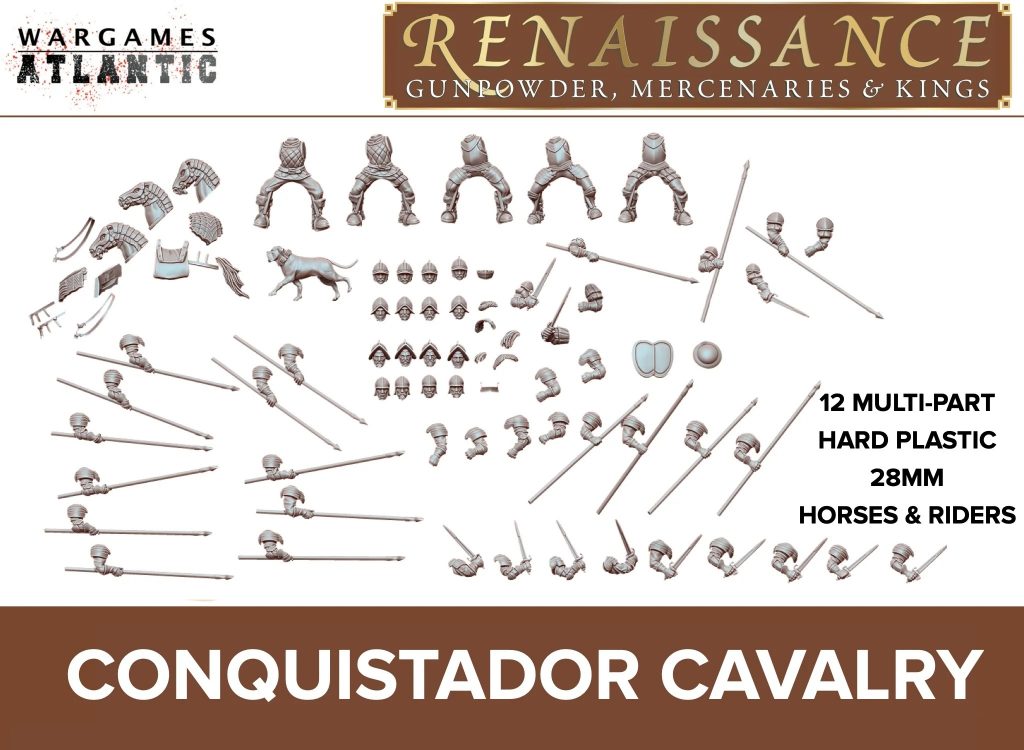 Help Bring Wargames Atlantic’s Conquistador Cavalry To Life – OnTableTop – Home of Beasts of War