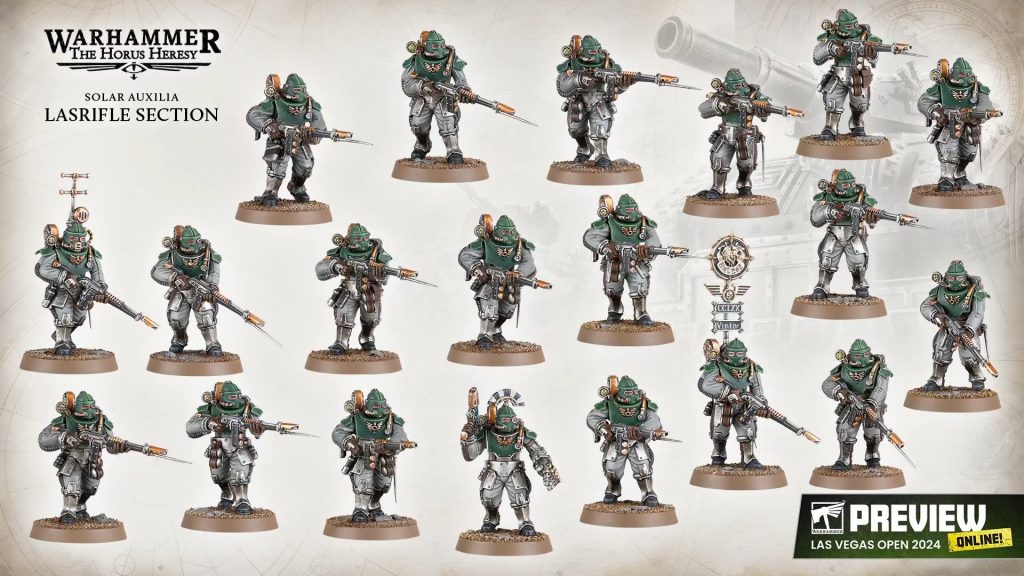 New Plastic Solar Auxilia Join Warhammer: The Horus Heresy – OnTableTop ...