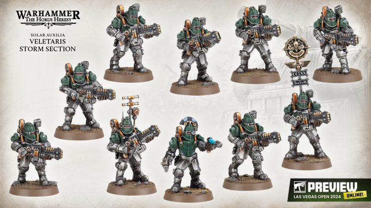 New Plastic Solar Auxilia Join Warhammer: The Horus Heresy – OnTableTop ...