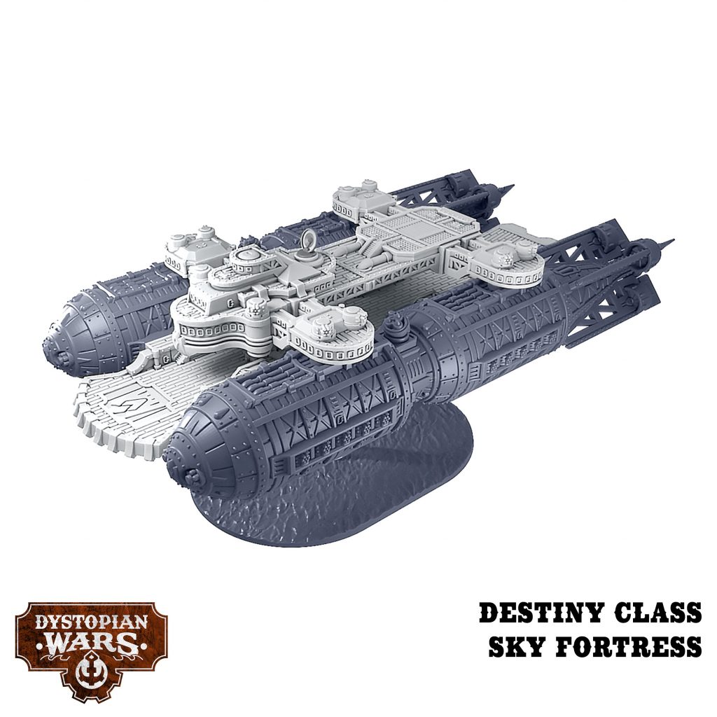 The Destiny Sky Fortress Soars Into Dystopian Wars In March ...