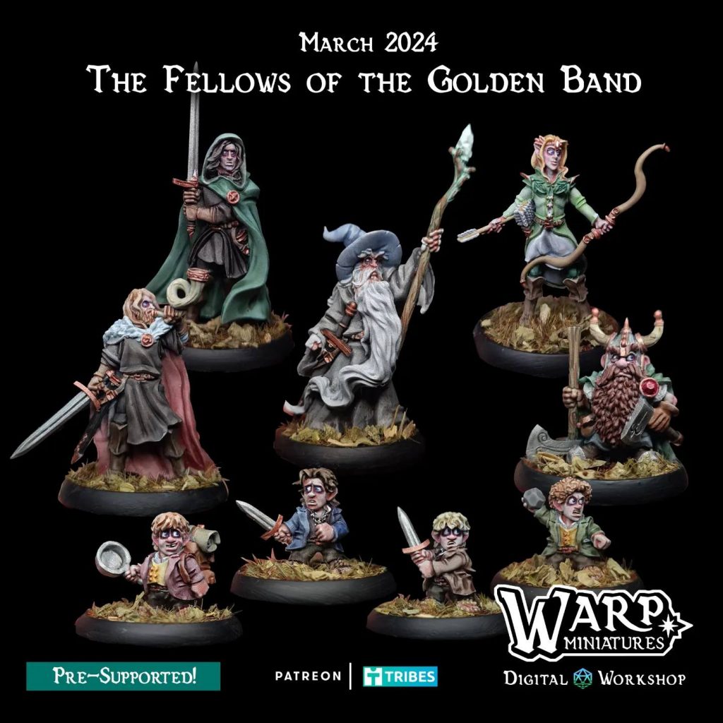 Meet Warp Miniatures’ Fellows Of The Golden Band On Patreon ...