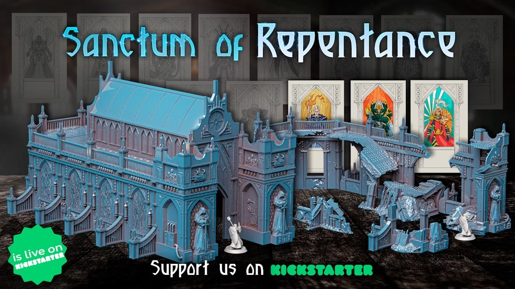 Defend Your Sanctum Of Repentance Terrain On Kickstarter – OnTableTop ...