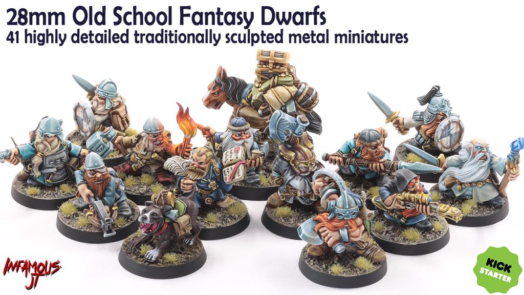 Infamous JT Get Ready For New Old School Dwarf Project – OnTableTop – Home of Beasts of War