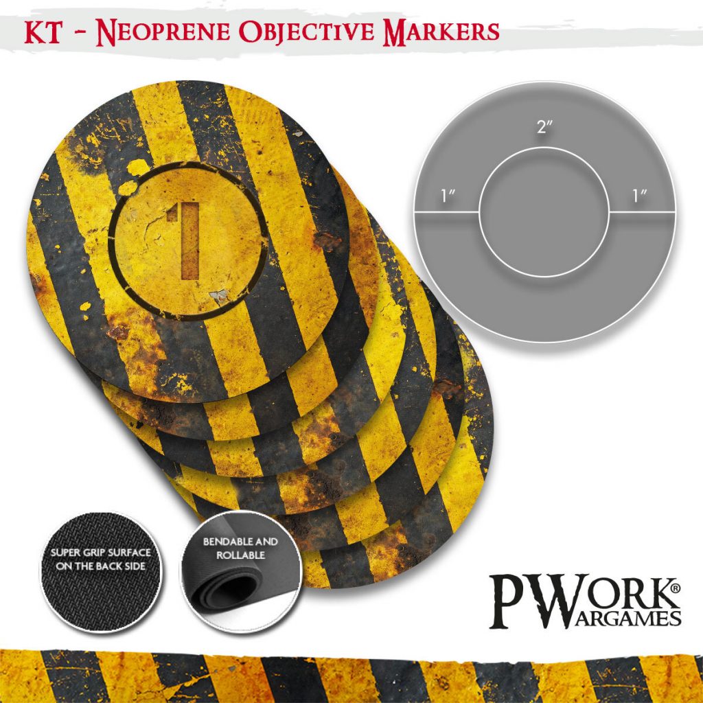 Snap Up New Kill Team Objective Markers By PWork Wargames – OnTableTop ...