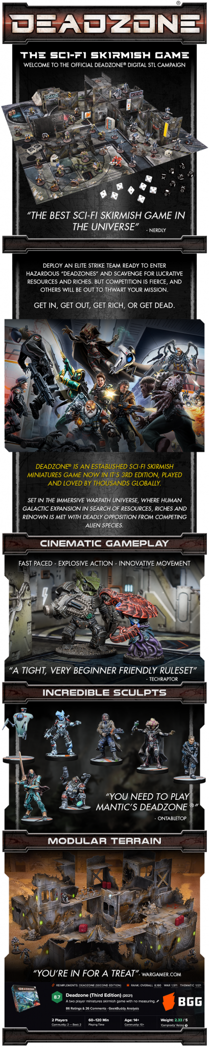 Mantic Games Launch 3D Printing Campaign For Deadzone – OnTableTop – Home of Beasts of War