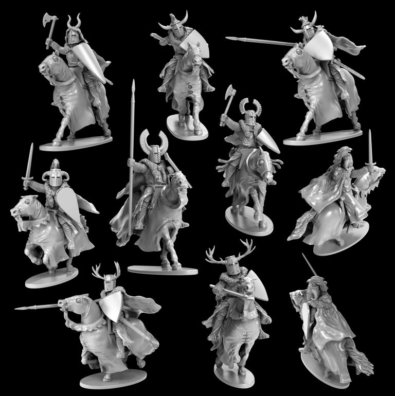 Victrix Preview New Medieval & Fantasy Heads For Their Knights ...
