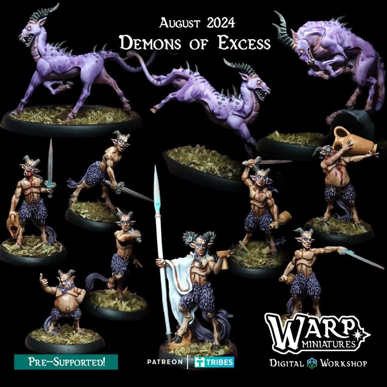 Warp Miniatures Unleash Their Demons Of Excess – OnTableTop – Home of ...