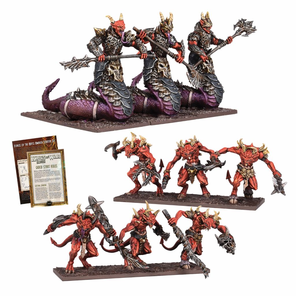 Mantic Reveal Epic New Forces Of The Abyss Kings Of War Miniatures ...