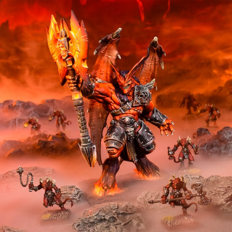 Mantic Reveal Epic New Forces Of The Abyss Kings Of War Miniatures ...