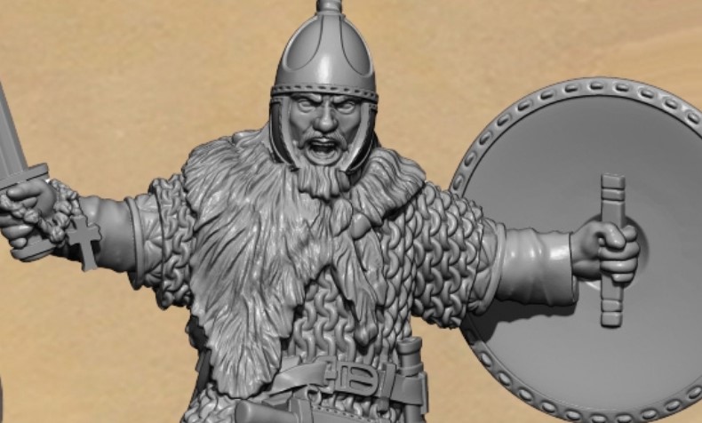 A Mighty Visigoth Leader Previewed By 1898 Miniaturas – OnTableTop ...