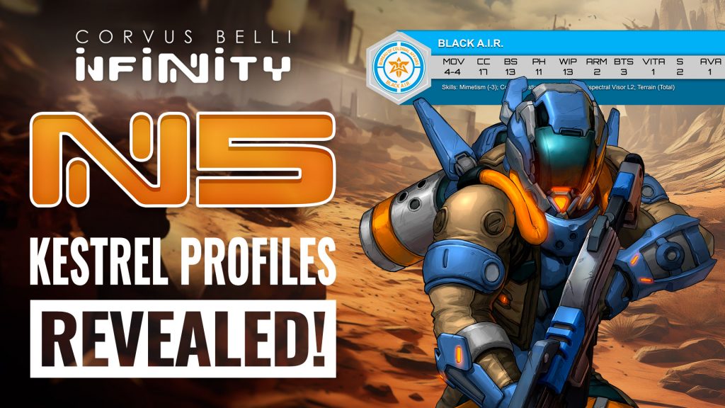 PanOceania Kestrel Colonial Force Profiles Revealed! | Infinity N5 Week ...
