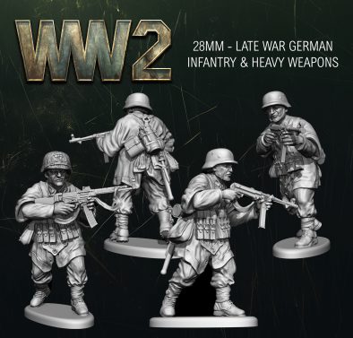 Victrix Preview Late War Germans For 28mm World War II Wargames ...
