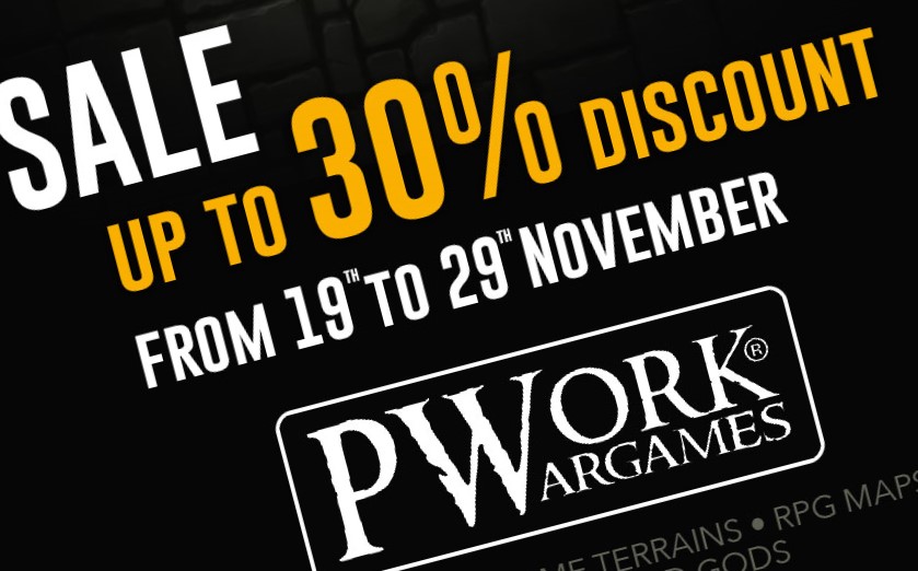 PWork Wargames Running Big New Black Friday Sale! – OnTableTop – Home ...
