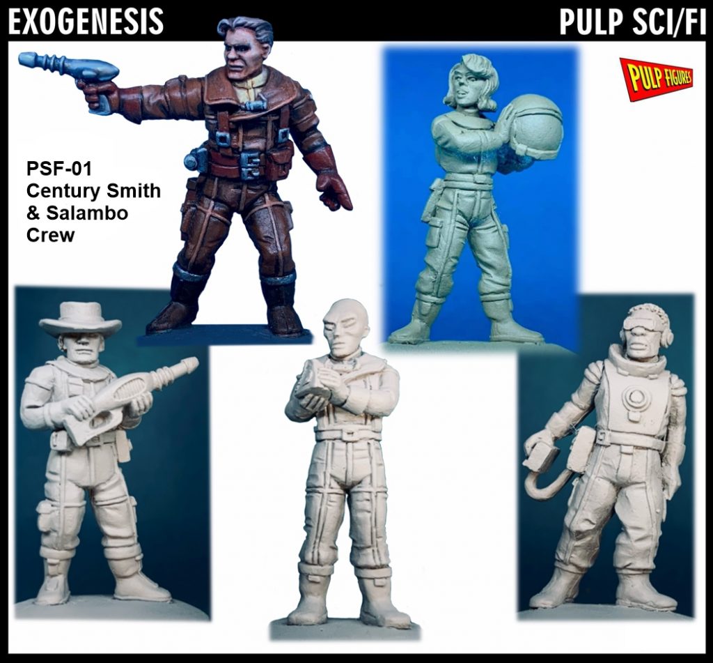 Explore Pulp Figures Full New Retro Sci-Fi Miniatures Range ...