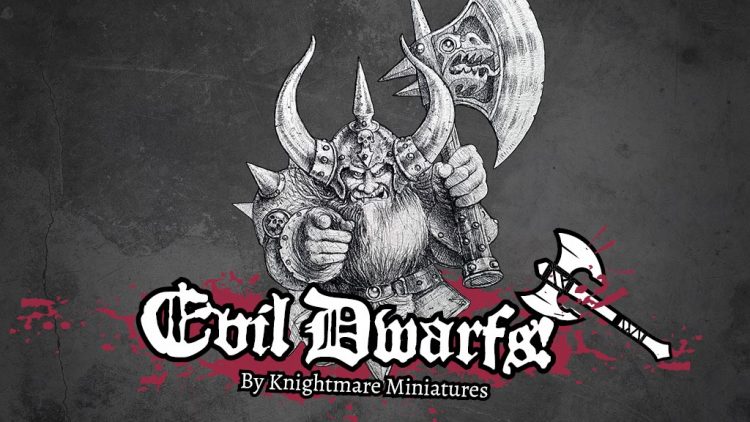 28mm Evil Dwarf Armies Mass From Knightmare Miniatures – OnTableTop ...