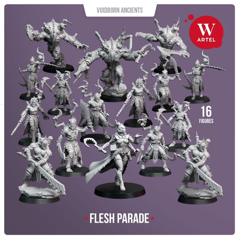 Fur-Clad Warriors & Flesh Husks New From Artel W Miniatures ...