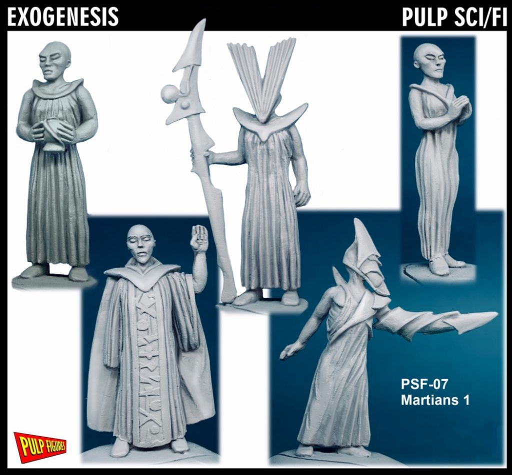 Explore Pulp Figures Full New Retro Sci-Fi Miniatures Range ...