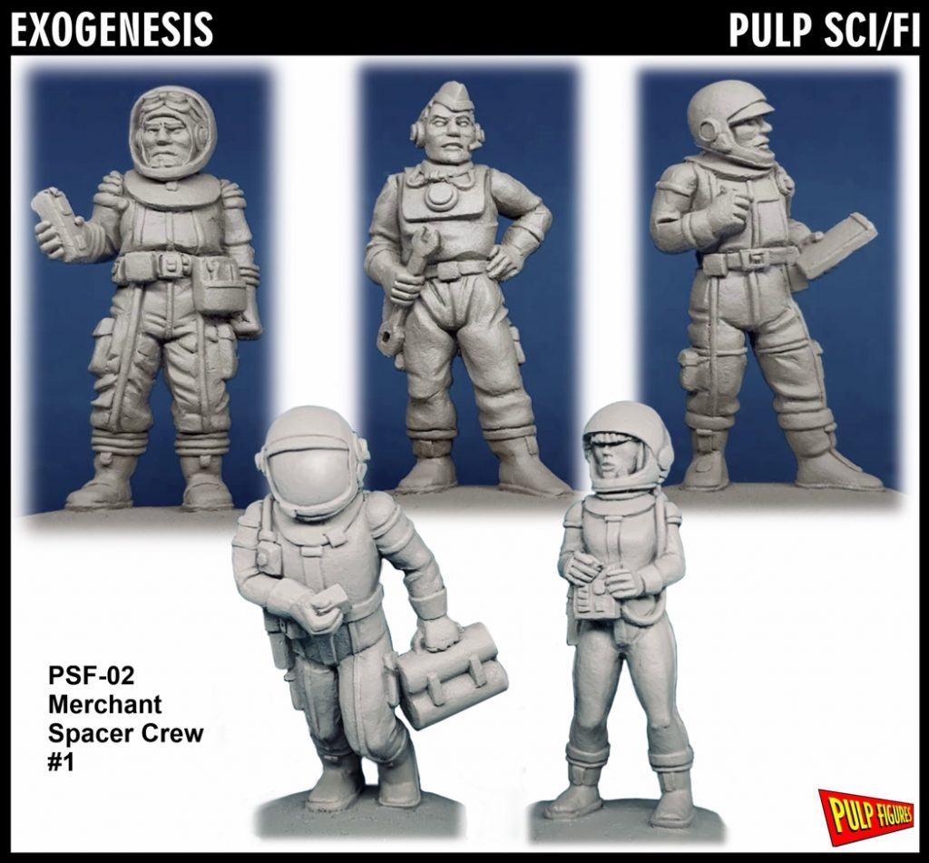 Explore Pulp Figures Full New Retro Sci-Fi Miniatures Range ...
