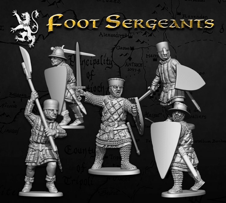 First Look At Victrix Miniatures’ New Medieval Foot Sergeants ...