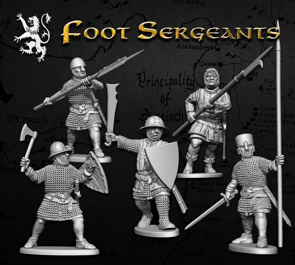 First Look At Victrix Miniatures’ New Medieval Foot Sergeants ...