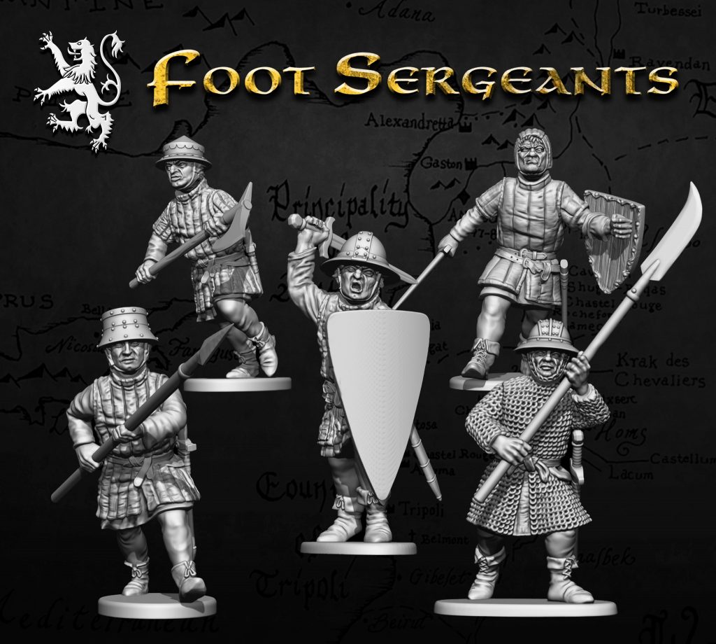 First Look At Victrix Miniatures’ New Medieval Foot Sergeants ...