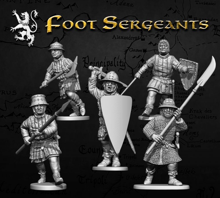 First Look At Victrix Miniatures’ New Medieval Foot Sergeants ...