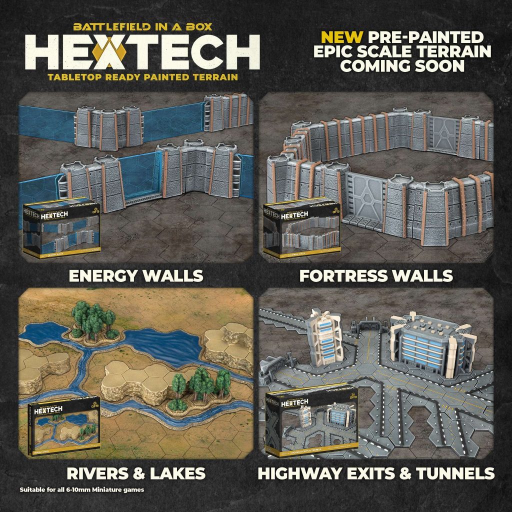 New Terrain For Gale Force Nine & Thunderhead’s HexTech Range! – OnTableTop – Home of Beasts of War