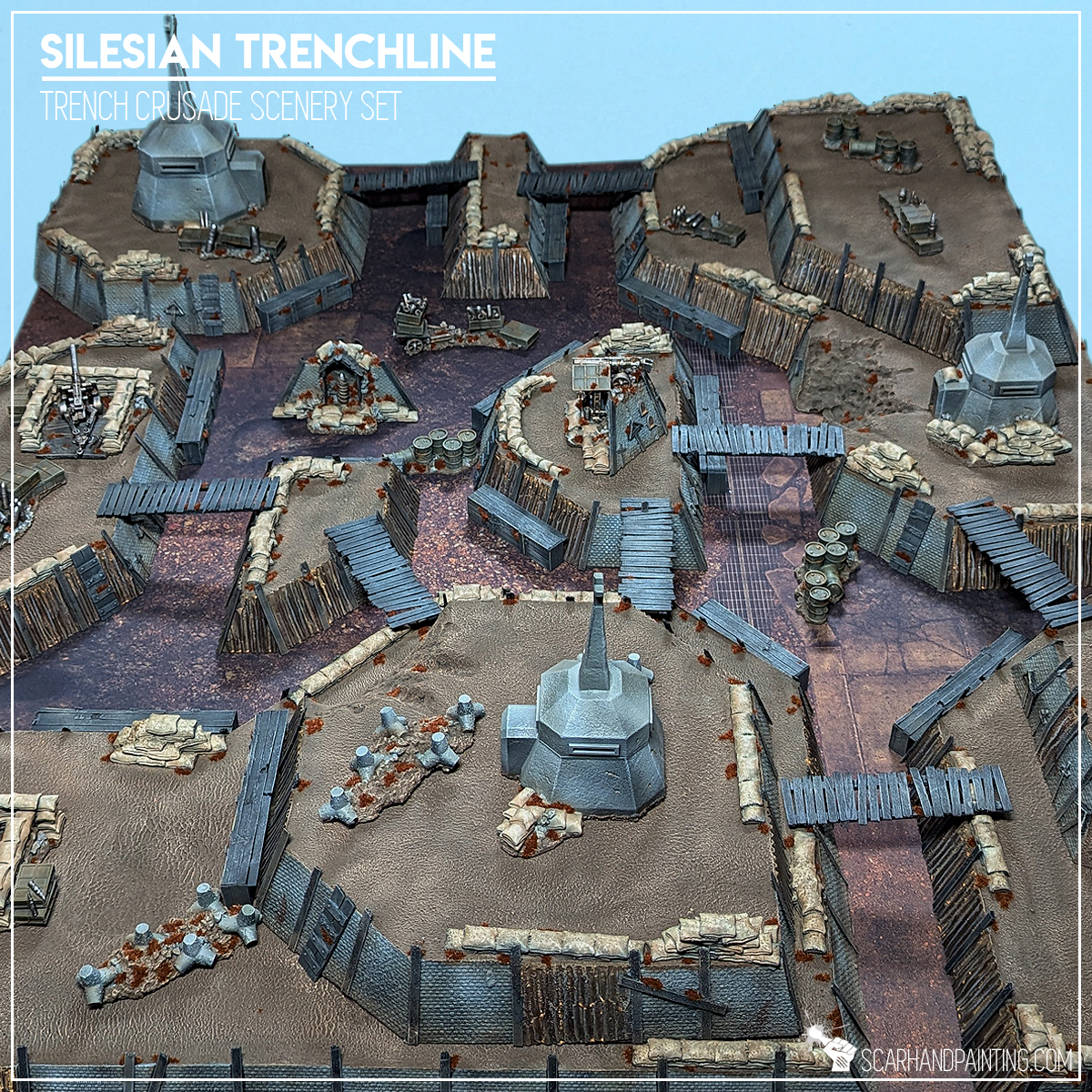 “Silesian Trenchline” the Trench Crusade Gaming Board – OnTableTop – Home of Beasts of War