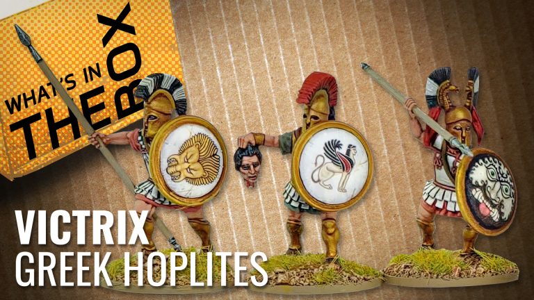 Unboxing: Greek Hoplites | Victrix Miniatures – OnTableTop – Home of ...