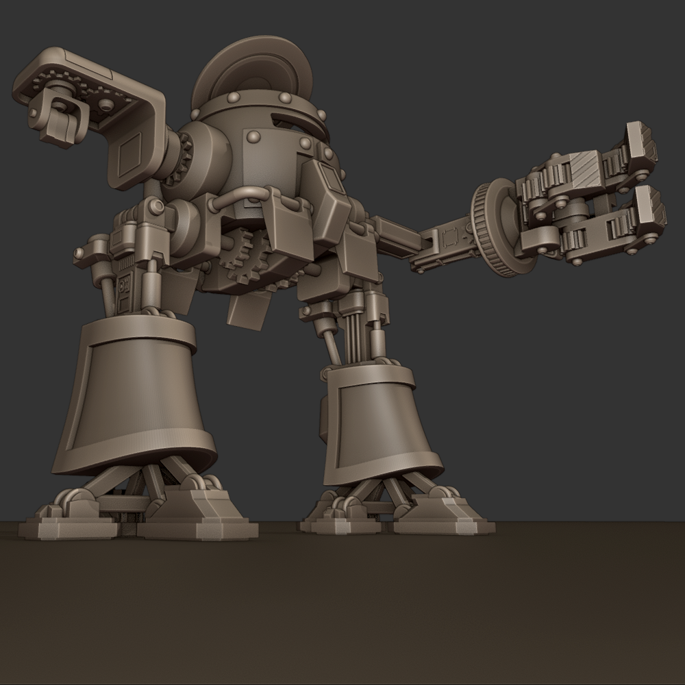 Started gun mount and refined Claw arm – OnTableTop – Home of Beasts of War