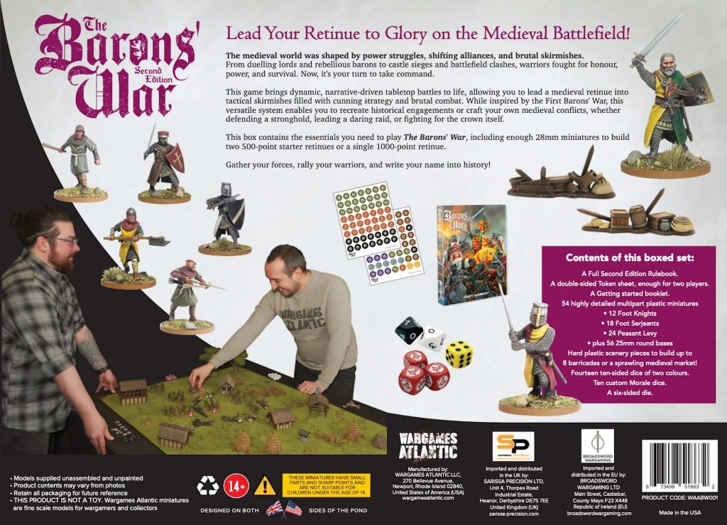 The Barons’ War 2nd Edition Pre-Orders This Week + Game Overview ...
