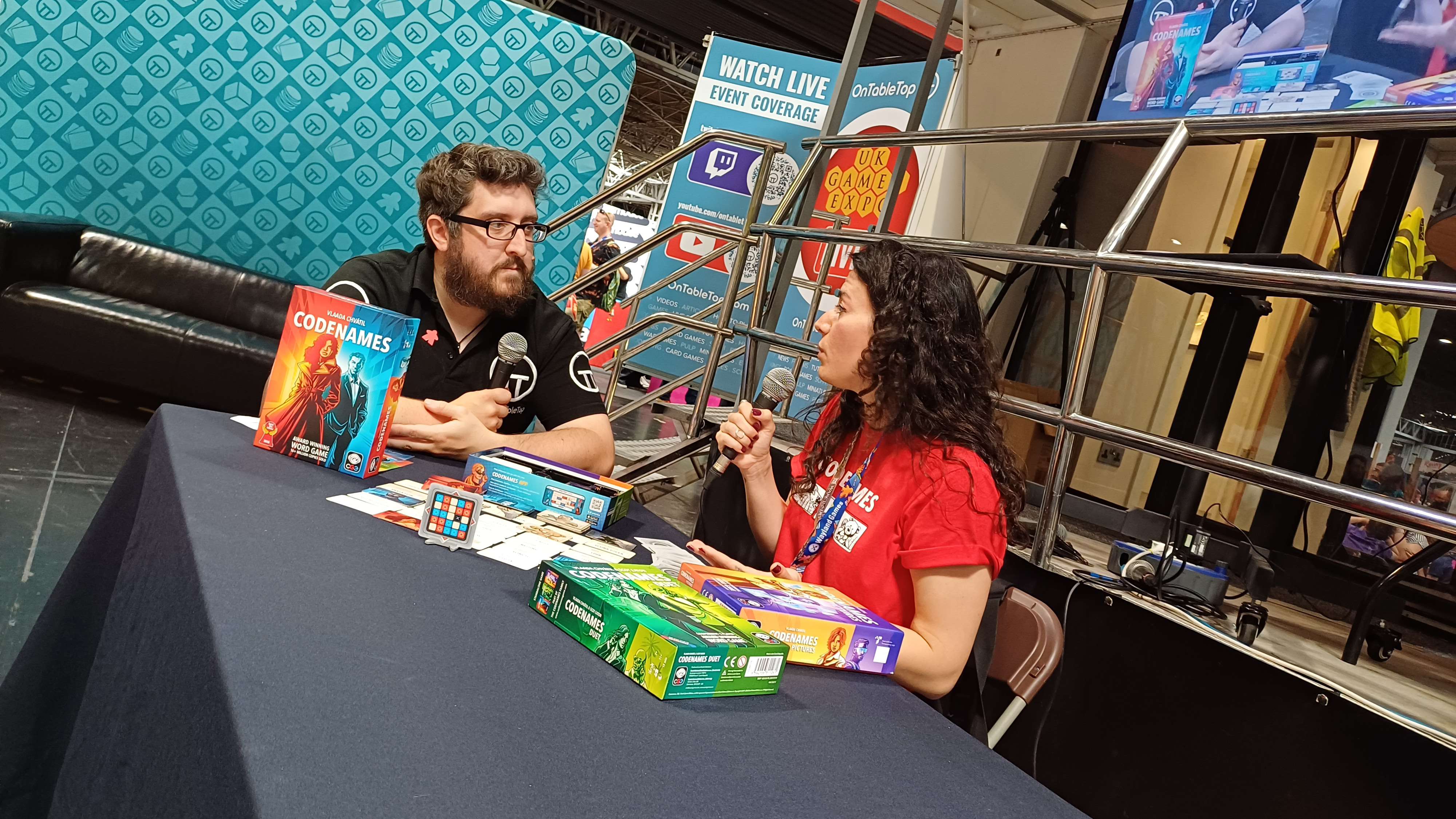 Saturday interviews underway on the Main Stage – OnTableTop – Home of ...