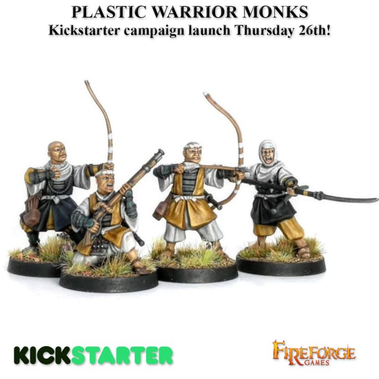 Grab FireForge’s New Sohei Warrior Monks On Kickstarter – OnTableTop ...