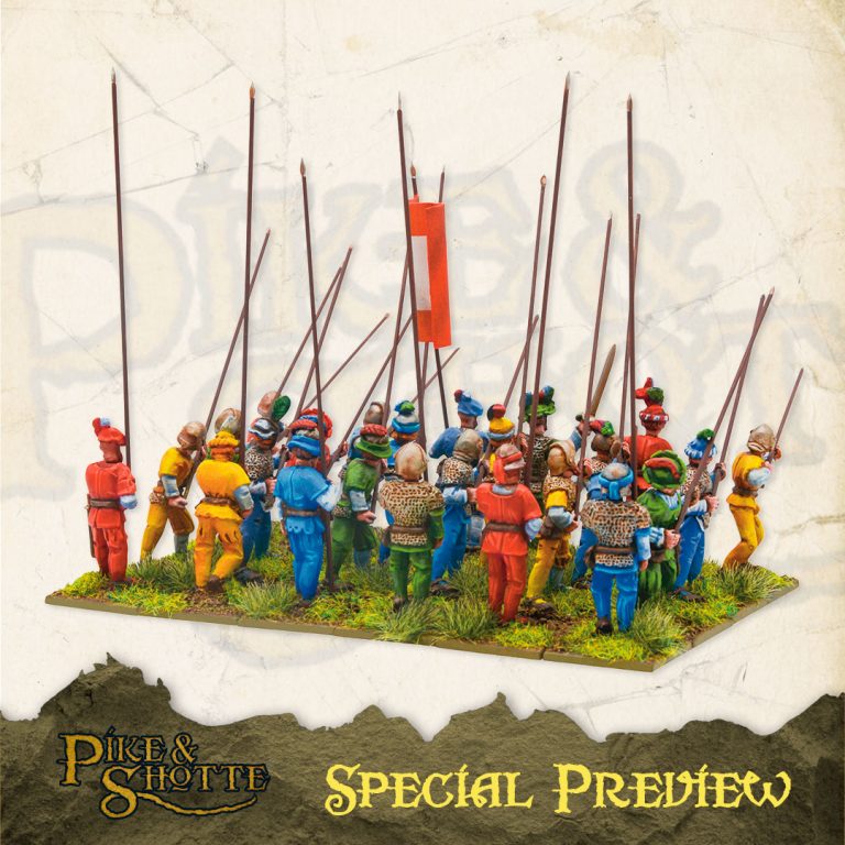 Swiss Pikemen Previewed For Warlord Games’ Pike & Shotte – OnTableTop ...