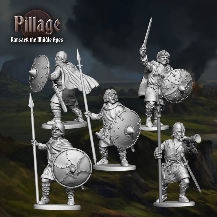 Victrix Preview Their New Pillage Carolingian Cavalry & Infantry ...