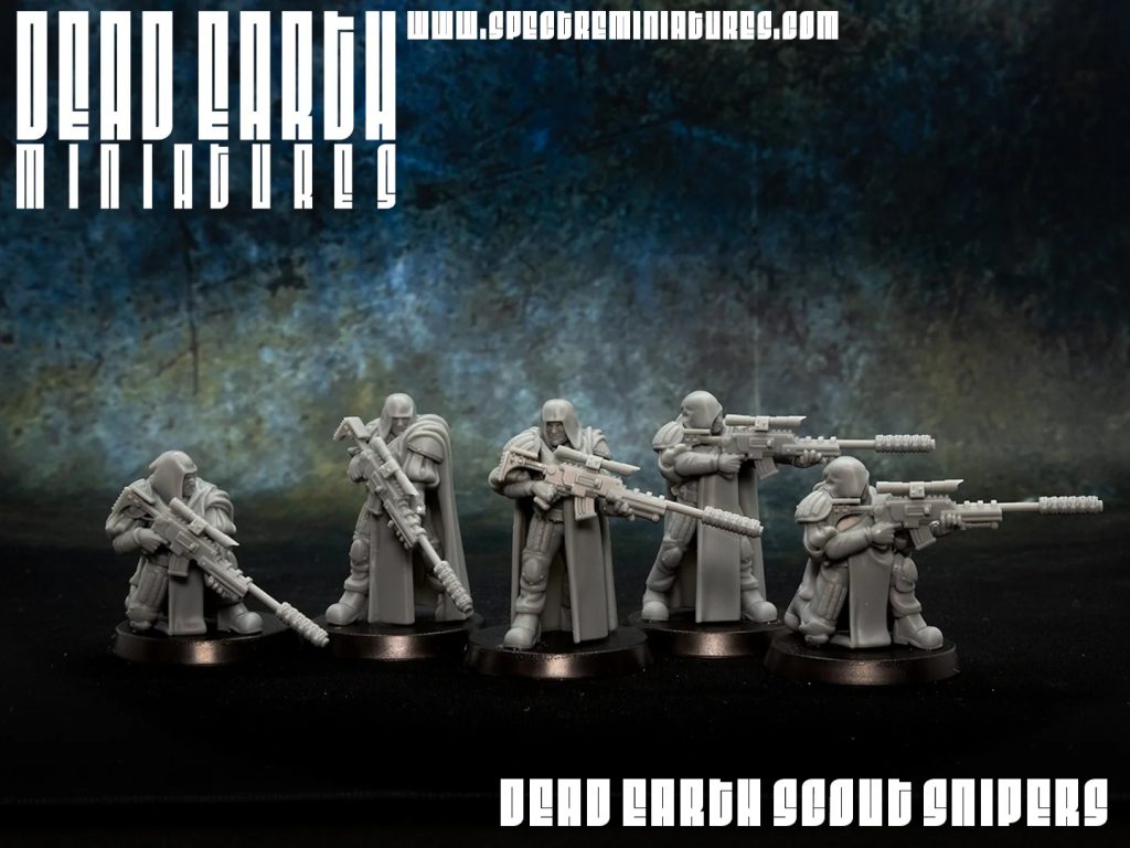 Spectre Now Stocking Dead Earth Miniatures Sci-Fi Range – OnTableTop ...