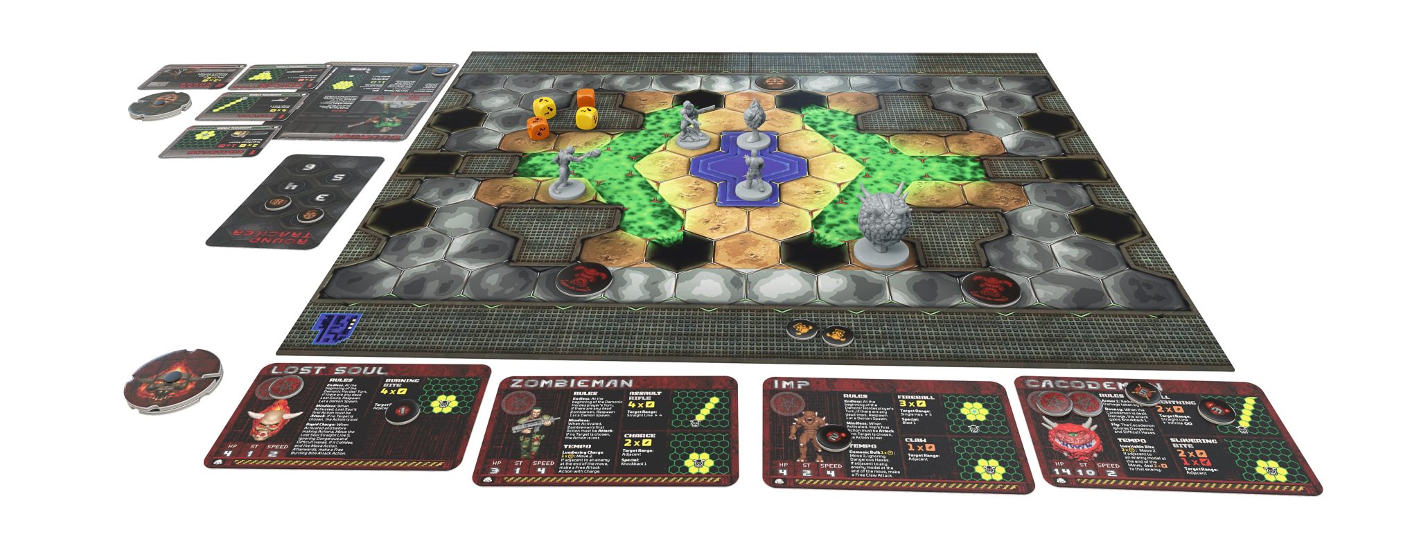 Sneak Peek! More For Modiphius’ DOOM | Arena Board Game – OnTableTop ...