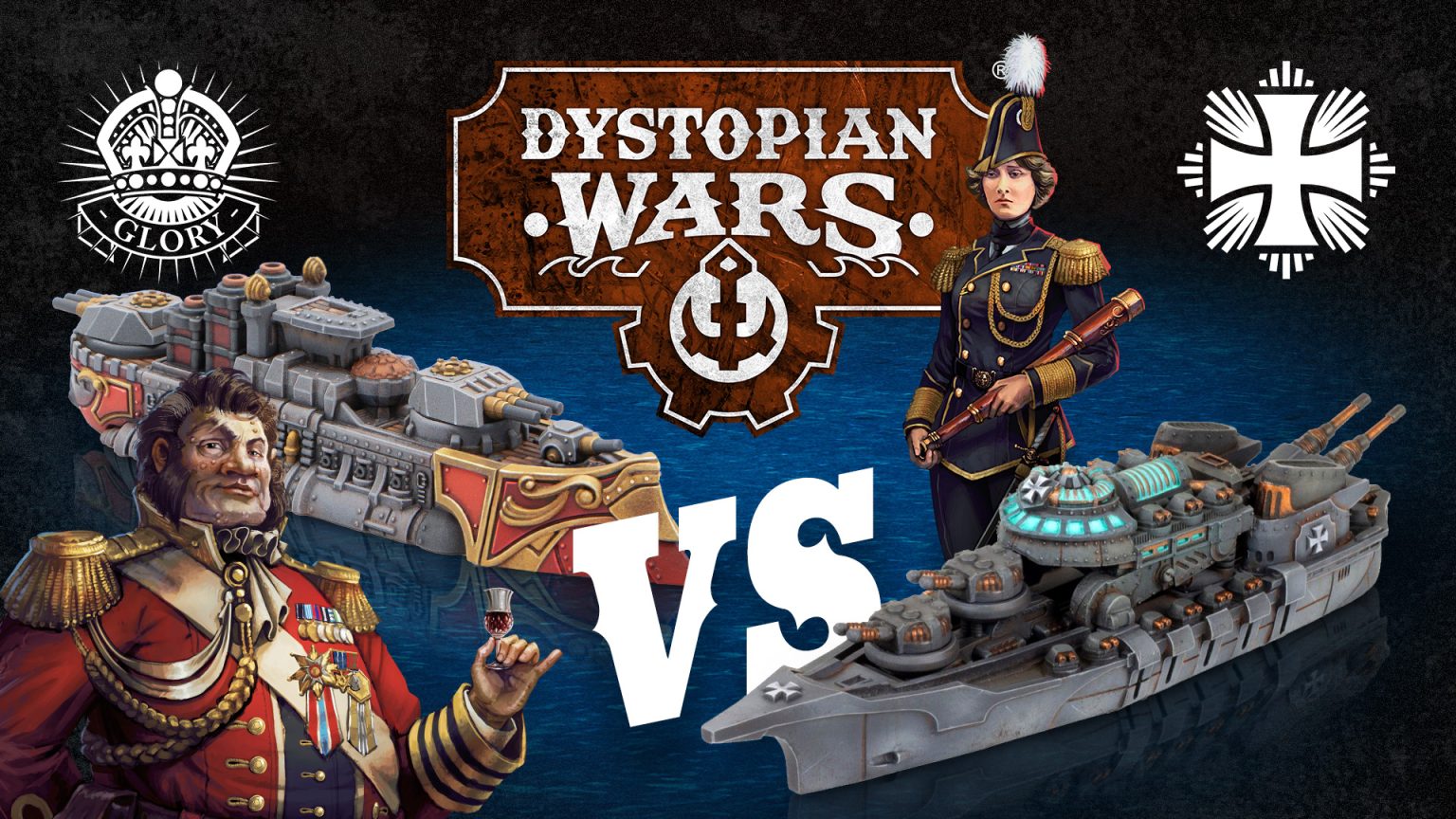 Dystopian Wars Battle Report – Crown Vs Imperium | Meeting Engagement ...